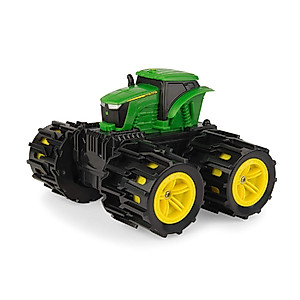 JOHN DEERE TOMY Monster Treads Mega Monster Wheels Tractor, Green/Yellow/Black