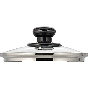 Wahei Freiz PR-8568 Glass Lid Frying Pan, Precious 5.5 inches (14 cm), Full Physical Strengthening, Steam Mouth Included