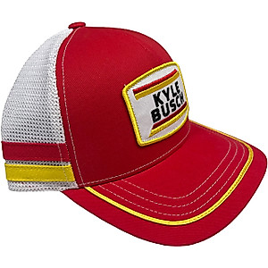 Checkered Flag Sports Kyle Busch Retro Patch Adjustable Hat Red