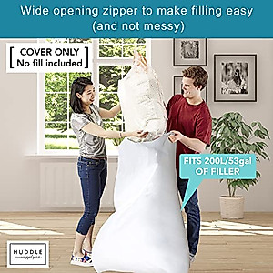 Huddle Supply Co Bean Bag Liner Designer Stuffie Seat Bean Bag Cover