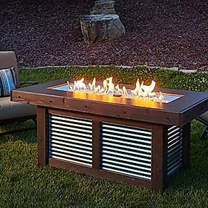 Stanbroil 3/8" X 12" Non-Whistle Flexible Flex Gas Line Connector Kit for NG or LP Fire Pit and Fireplace