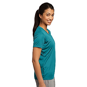 SPORT-TEK Women's PosiCharge Competitor Tee S Lime Shock