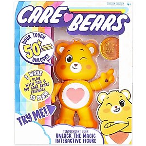 Care Bears Tenderheart Bear Interactive Collectible Figure , White