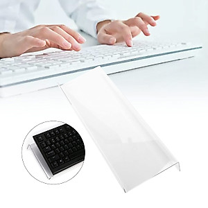 Keyboard Holder, Keyboard Tray, Acrylic Computer Keyboard Stand Transparent Keyboard Holder for Office Home School Keyboard Supplies