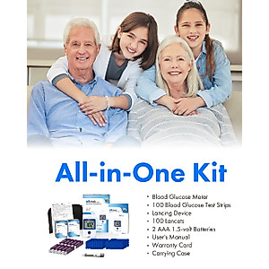 eBmonitor eBchek Blood Glucose Test Strips, 50 count, No Coding Blood Sugar Test, Precision Sugar Measurement for Diabetics, Strips Work Only in eBchek Glucose Meters