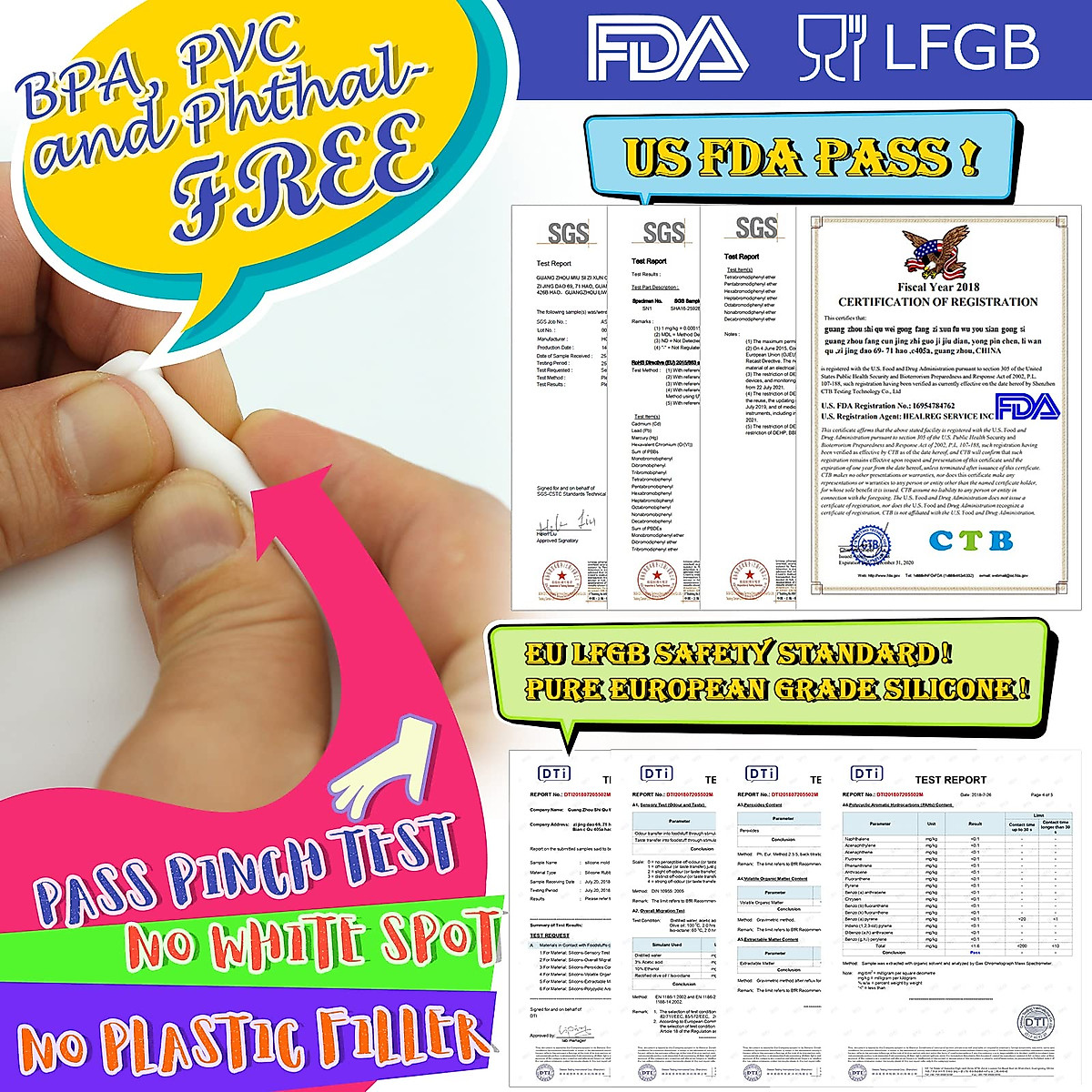 Funshowcase Large Rose Silicone Mold Tray Shape Size 5.7x5.7x2.5inch