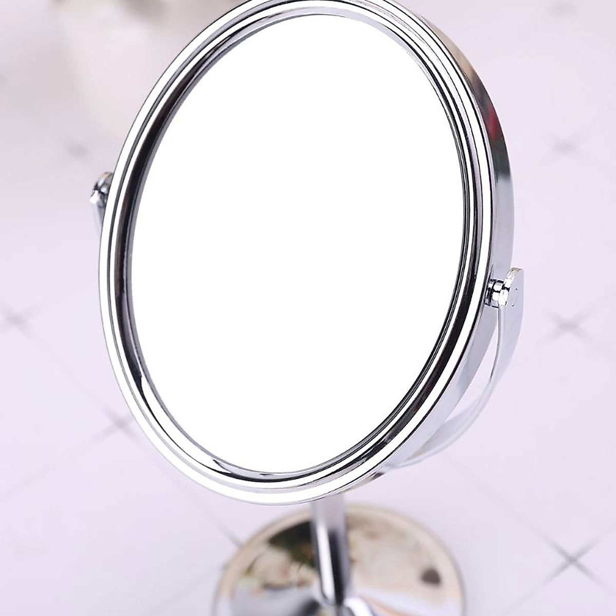 LEJDI Make Up Mirror 1pc Beauty Makeup Cosmetic Mirror Double-Sided Normal Stand Mirror