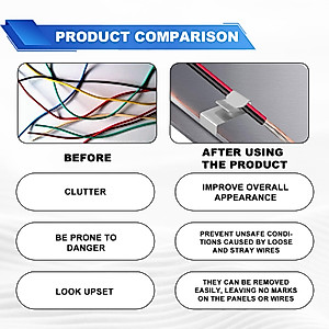 25 PCS Trailer Frame Wire Clips, Replacement Parts Accessories for Automotive Wires Management, Cable Organization for for Boat Trailer, Stainless Steel Trailer Wiring Clips