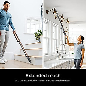 Shark WS642RG WANDVAC System Pet 3-in-1 Ultra-Lightweight Powerful Cordless Stick & Handheld Vacuum Combo with Charging Dock, Duster Crevice Tool & Pet Multi-Tool, Rose Gold