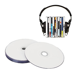 DVD R Blank Disc, 4.7GB 16X Recordable Media Disc, High Speed Sturdy PC Multi Purpose Blank CDs for Burning Music Video Photos (10PCS)