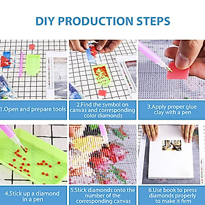 VALOYI Tree of Life Diamond Painting Kits, Diamond Art Kits for Adult Beginner, DIY 5D Round Full Drill Diamond Art for Home Wall Decor Gift 11.8x15.7inch