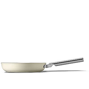 Smeg Cookware 9.5-Inch Cream Frypan, Small