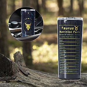 Weboia 20 oz Taurus Tumbler Birthday Gifts For Women Zodiac Insulated Mug Thank You Gifts For friend Coffee Cup Christmas Funny Gift For MoM,Dad,Sister,Wife