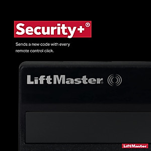 LiftMaster 371LM Security+ 1-Button Garage Door Opener & Gate Operator Remote Control - Universal Garage Door Opener Remote - Single Button Door Opener - Connects to App - Sends a New Code - Pack of 1