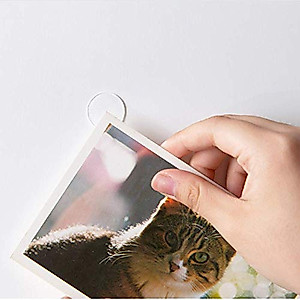 Teensery 210 Count Transparent Double-Sided Tape Stickers Round Acrylic No Traces Adhesive Sticker Creative Super Sticky Waterproof Small Stickers 2 cm/0.8 inch