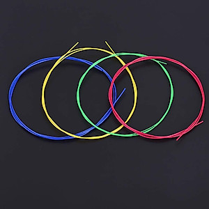 Bnineteenteam, Ukulele Strings (4pcs/Set), Nylon, Custom Light, Colorful, Accessories and Parts for Ukulele