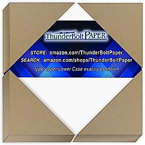 150 Bright White Smooth 80# Card Paper Sheets - 4" X 4" (4X4 Inches) Small Square Card Size - 80 lb/Pound Cover Weight - Quality Stock - Print Consistency - Smooth Finish