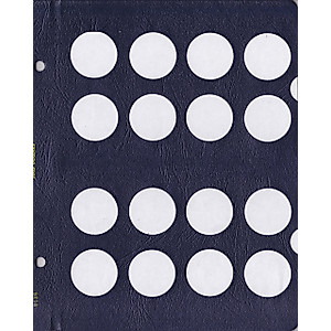 Whitman US Half Dollar Album Page with Blank Ports