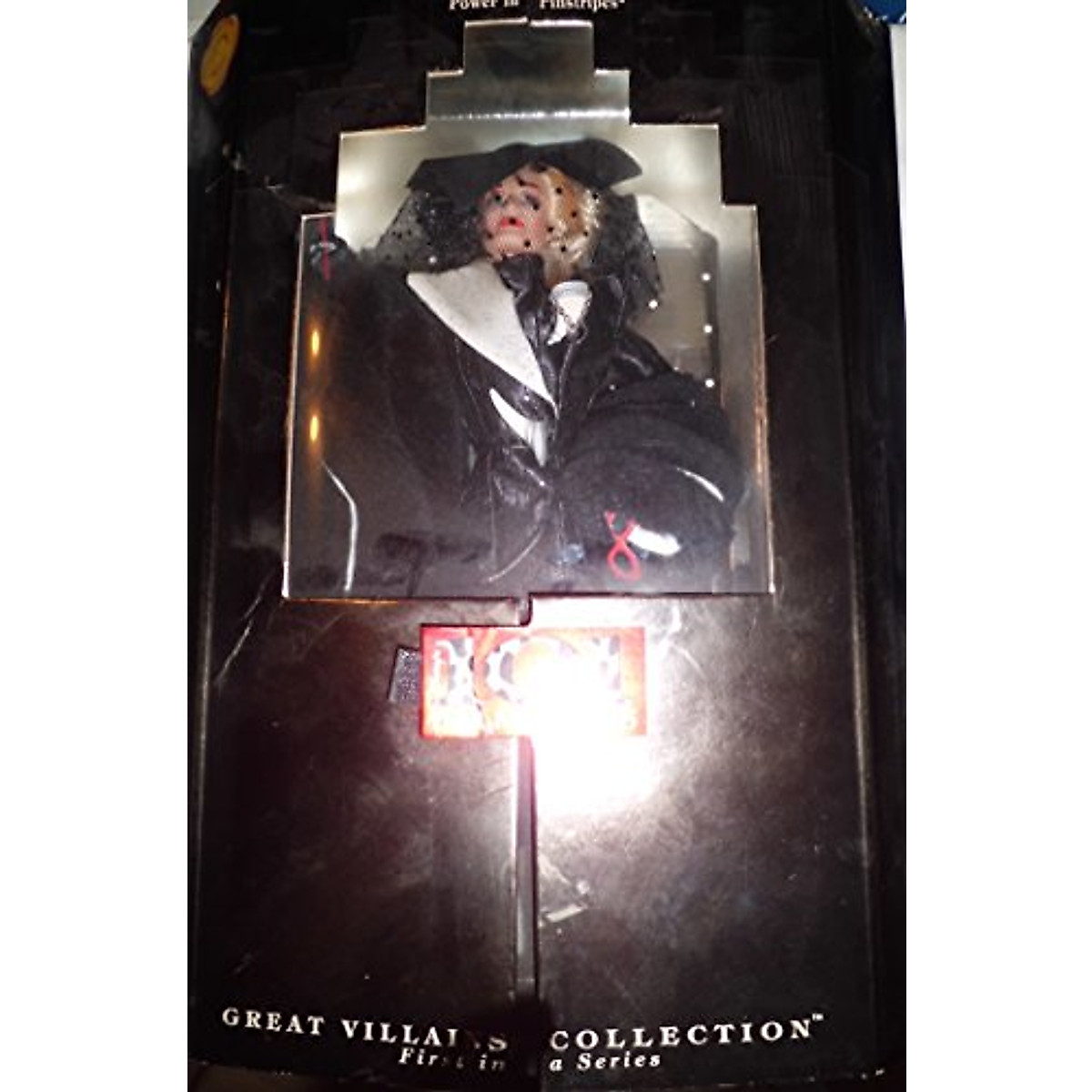 Barbie 1996 Disney Cruella De Vil Doll 101 Dalmatians Power in Pinstripes Great Villains Collection First in Series