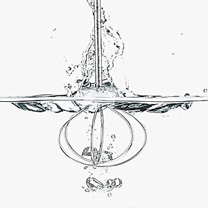 Handheld Milk Beater, Portable ABS and 304 Stainless Steel Electric Milk Frother Double Mixing Head for Egg (Black)