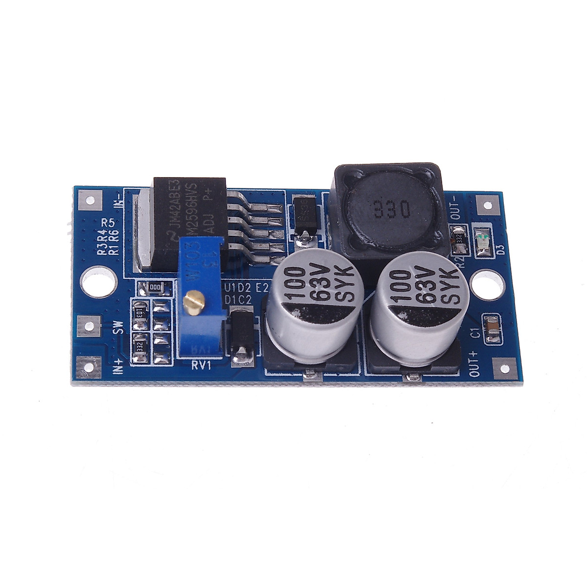 SMAKN® DC 4.5-60V to 1.25-30V Lm2596hv Power Supply Buck Voltage Switching Regulator Module Step Down