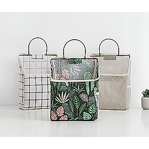 DRON TOOON Fabric Wall Hanging Storage Caddy Bag Over the Door Pouch Organizer for Bedroom Bathroom Kitchen