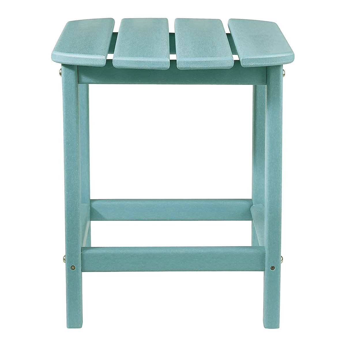 Signature Design by Ashley Sundown Treasure Outdoor Patio HDPE Weather Resistant End Table, Blue