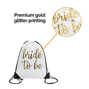 Pop Fizz Designs Bride & Bride Tribe Drawstring Bags (12)