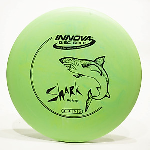 Innova DX Shark Disc Golf Midrange Disc, Pick Color/Weight [Stamp & Exact Color May Vary] Blue 175-176 Grams