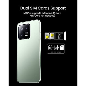 Echoamo M13 Pro 5G Unlocked Cell Phone - 6.8" FHD+Display 5G/4G Android Smartphone,Dual SIM,64MP+13MP+8MP Triple Camera, 5800mAh Battery - 4GB+128GB