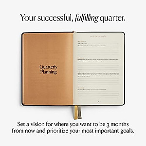 3-Month Productivity Planner, Productivity Tools for Time-Management and Mindfulness, Tear-Out To-Do List, A5 Undated Quarterly Planner, Gray - Intelligent Change