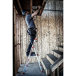 Little Giant Ladder Systems Flip-N-Lite, 4-Foot, Stepladder, Aluminum, Type 1A, 300 Lbs Rated (15272-001)