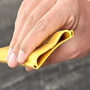 Under Door Draft Stopper, Bottom Seal Weather Stripping - Removable and Washable Insulation Noise Dustproof Strip,Yellow,Blue,Gray, White,Brownunder Bottom Door Weather Stripping (White)