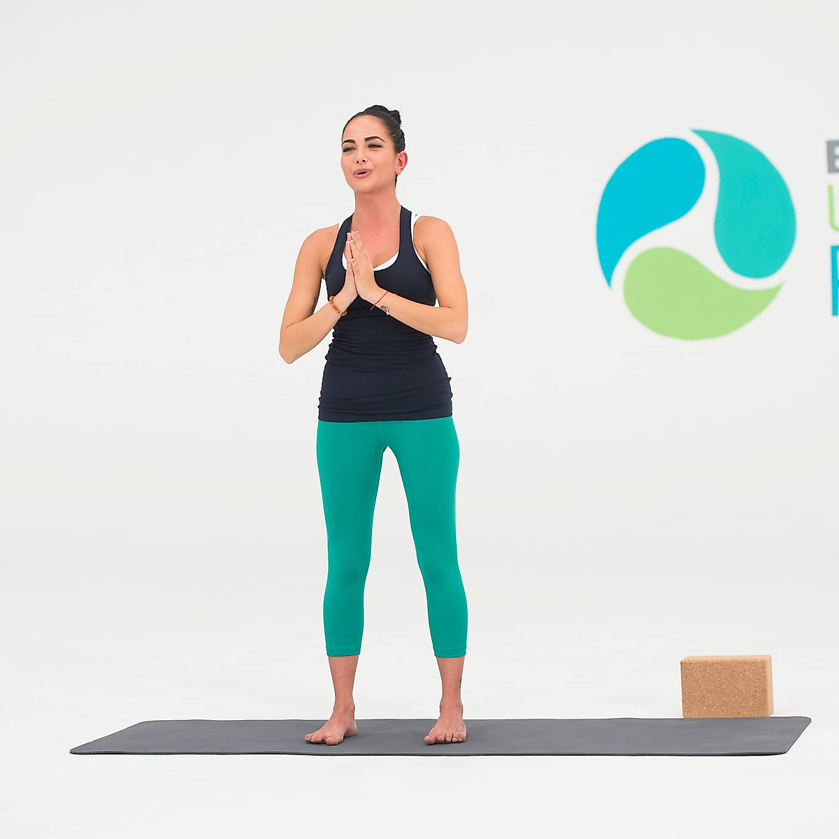 Beachbody Yoga Mat, Textured Traction Surface, 100% Latex-Free, Dimensions 24" x 68" x 3mm