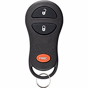 KeylessOption Keyless Entry Remote Control Car Key Fob Replacement for GQ43VT17T, 04686481