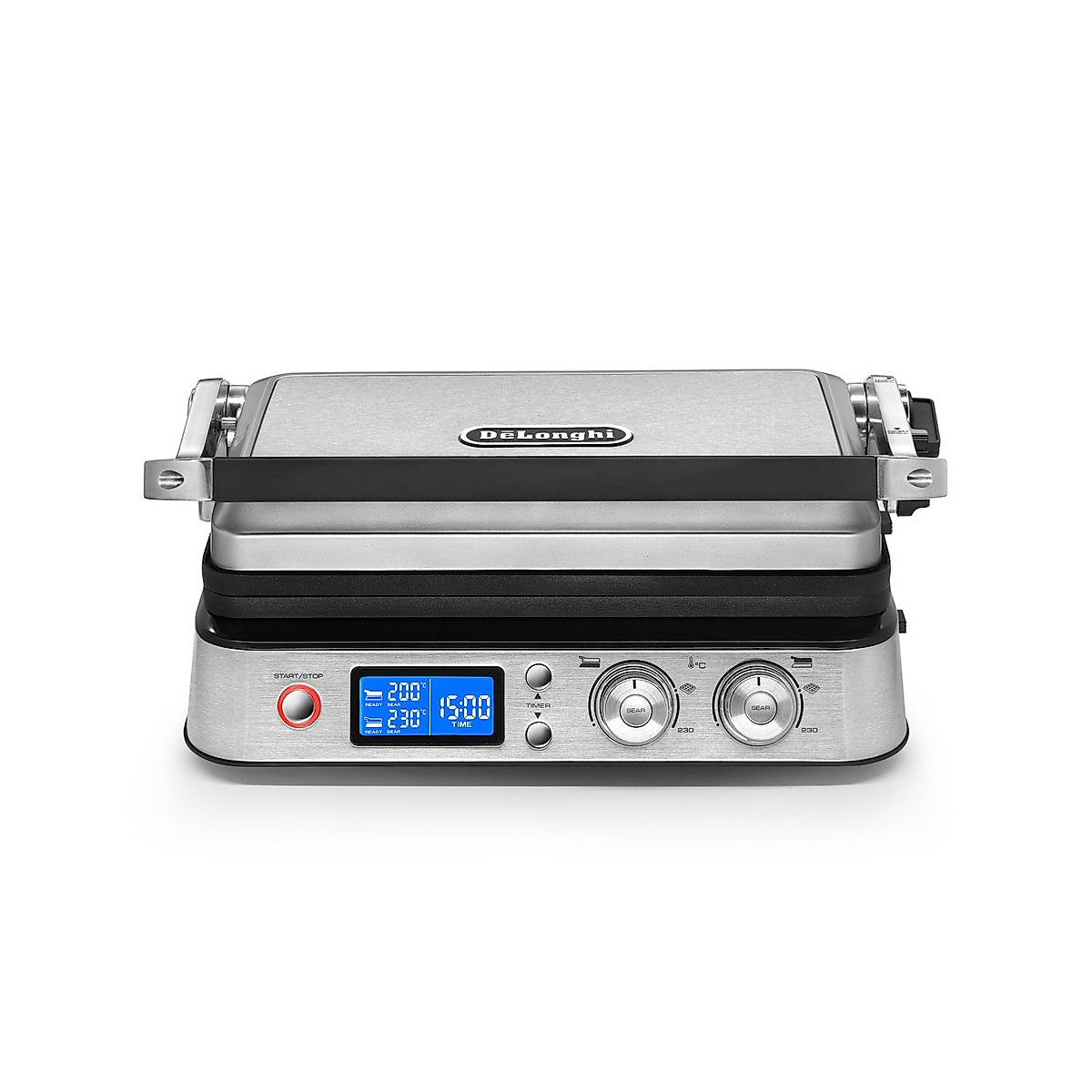 De'Longhi America CGH1020D Livenza All Day Combination Contact Grill and Open Barbecue, Stainless Steel