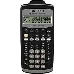 TEXBAIIPLUS - Texas Instruments BA-II Plus Adv. Financial Calculator