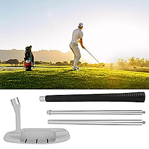 Solid Golf Putter Golf Club,with Rubber Grip,for Golf Training