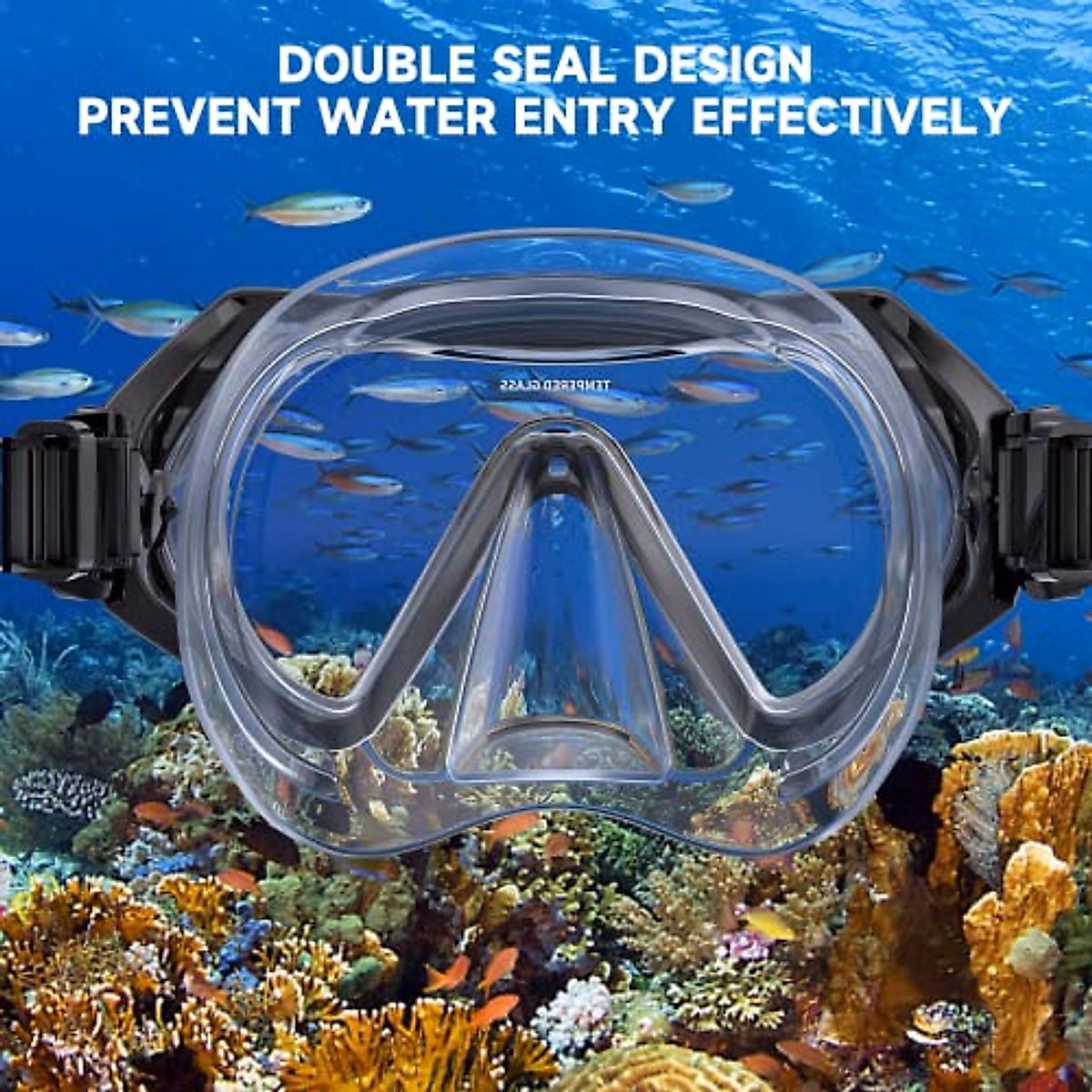 Findway Kids Swim Goggles Toddler Kids Youth(5-16), Anti-Fog 180°Clear View Snorkel Diving Mask, Swim Goggles with Nose Cover Waterproof Anti-UV Water Pool Goggles for Boys Girls Youth