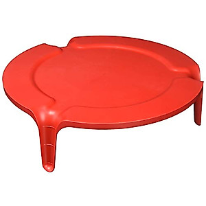 Nordic Ware 2-Tier Plate Stacker, One, Red, 1 Count (Pack of 1)