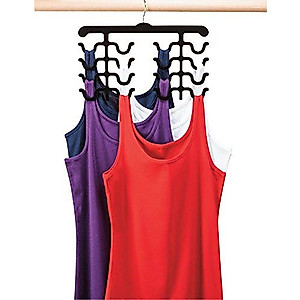 The Paragon Cami Hanger - Non-Slip Closet Organizer for Tank Tops, Sports Bras, Bathing Suits, Belts, Accessories; Keep Essentials Wrinkle-Free and Organized