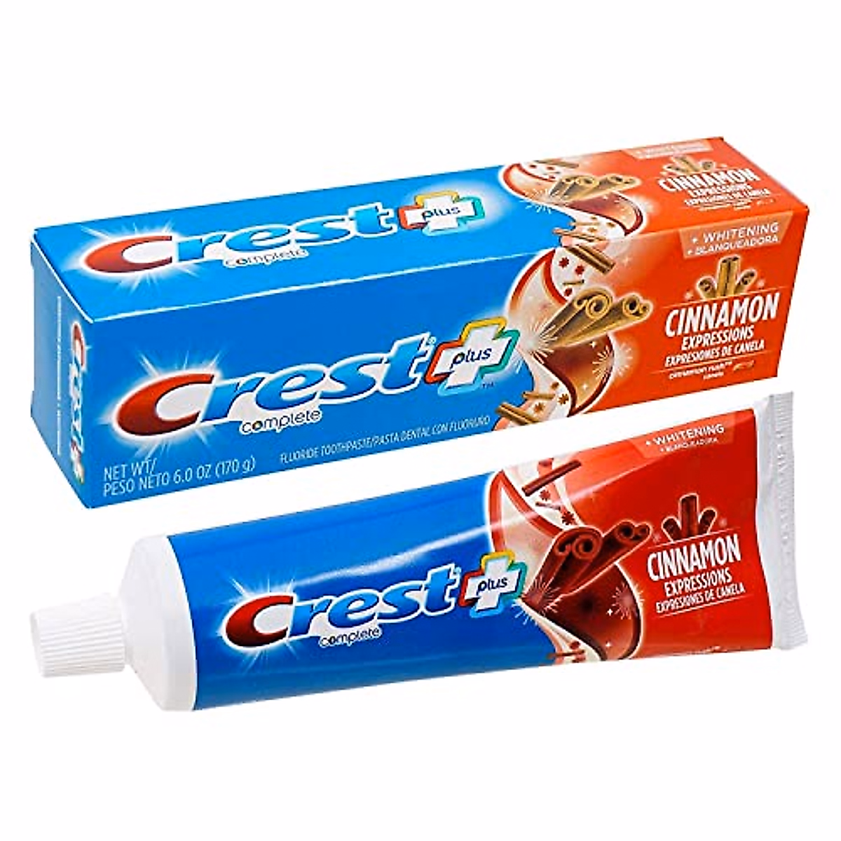 Crest Cinnamon Toothpaste, 6 Ounce, Pack of 2