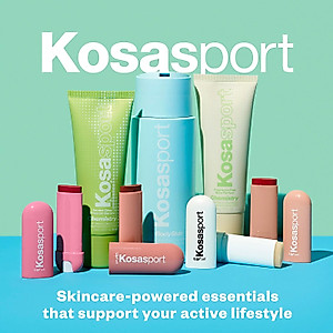 Kosas Chemistry Deodorant - Aluminium and Baking Soda Free + BO-Fighting AHA Serum that Exfoliates, Softens, and Nourishes the Skin, (Serene Clean)