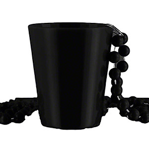 blinkee Non Light Up Black Shot Glass on Black Beaded Necklaces