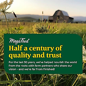 MegaFood Men's Advanced Multivitamin for Men - Doctor -Formulated - Choline, Vitamin B12, Vitamin D, Vitamin C & Zinc - Brain Health & Immune Support - Non-GMO - Vegetarian - 120 Tabs (60 Servings)