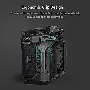 SmallRig GH6 Cage Kit for Panasonic LUMIX GH6 with an HDMI & USB-C Cable Clamp and a Top Handle - 3441