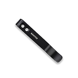 CIVIVI Stainless Steel Pocket Clip Baby Banter Knife, No Screws Included CA-07A (Black)