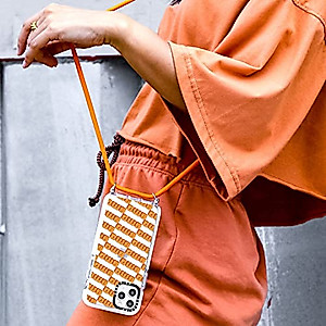 CASETiFY Impact Crossbody Sling Case for iPhone 11 Pro - You are Exactly - White w/Black Dots String