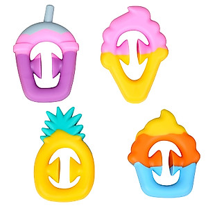 Snapper Fidget Toys,Grab and Snap Hand Toy,Snapper Popper Noise Maker Finger Sensory Toy,Stress Relief Squeeze Toy Easter Christmas Party Gift (4 Pieces)