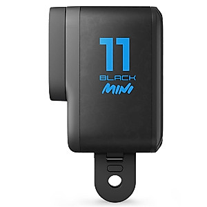GoPro HERO11 Black Mini - Compact Waterproof Action Camera with 5.3K60 Ultra HD Video, 24.7MP Frame Grabs, 1/1.9" Image Sensor, Live Streaming, Stabilization